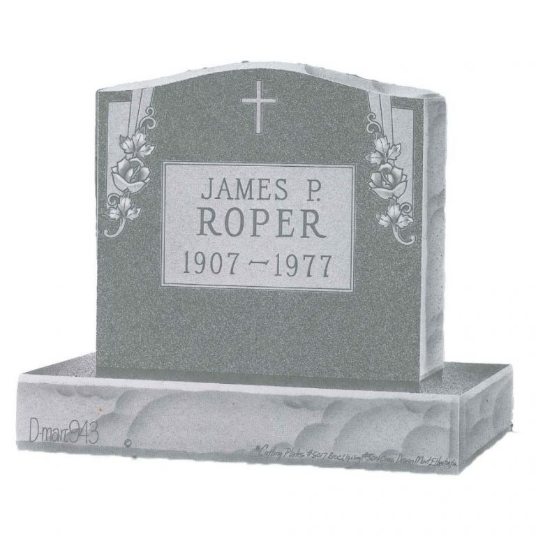 Upright Heart Shaped Headstones - Remembrance Memorials